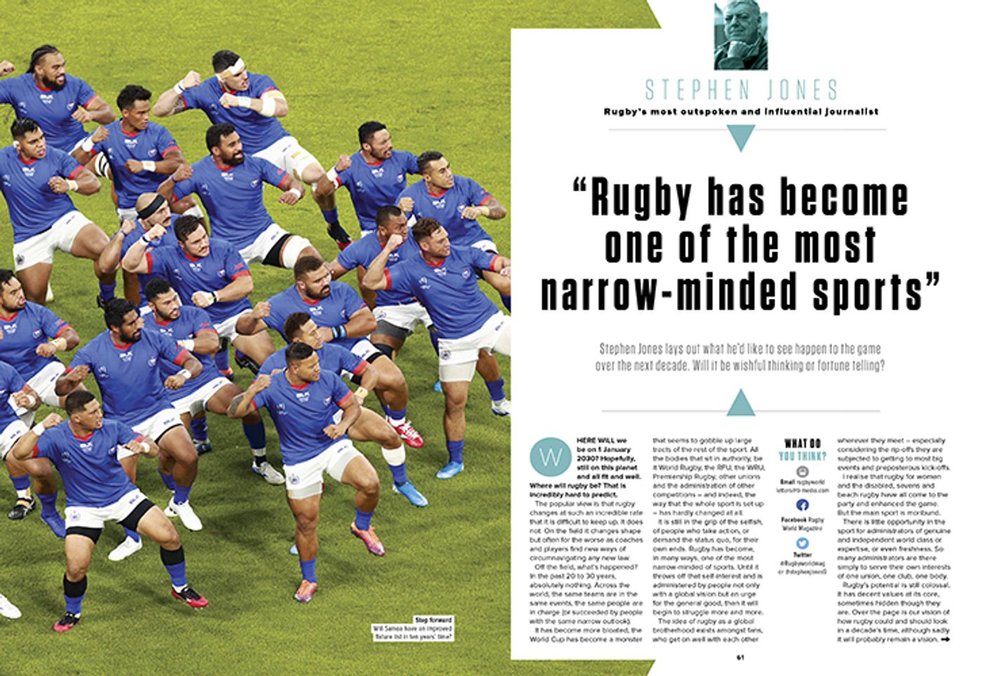 Magazines Direct | Rugby World Magazine Subscription