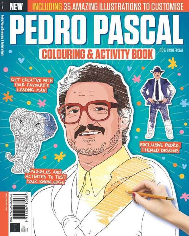 Magazines Direct | Pedro Pascal Colouring & Activity Book