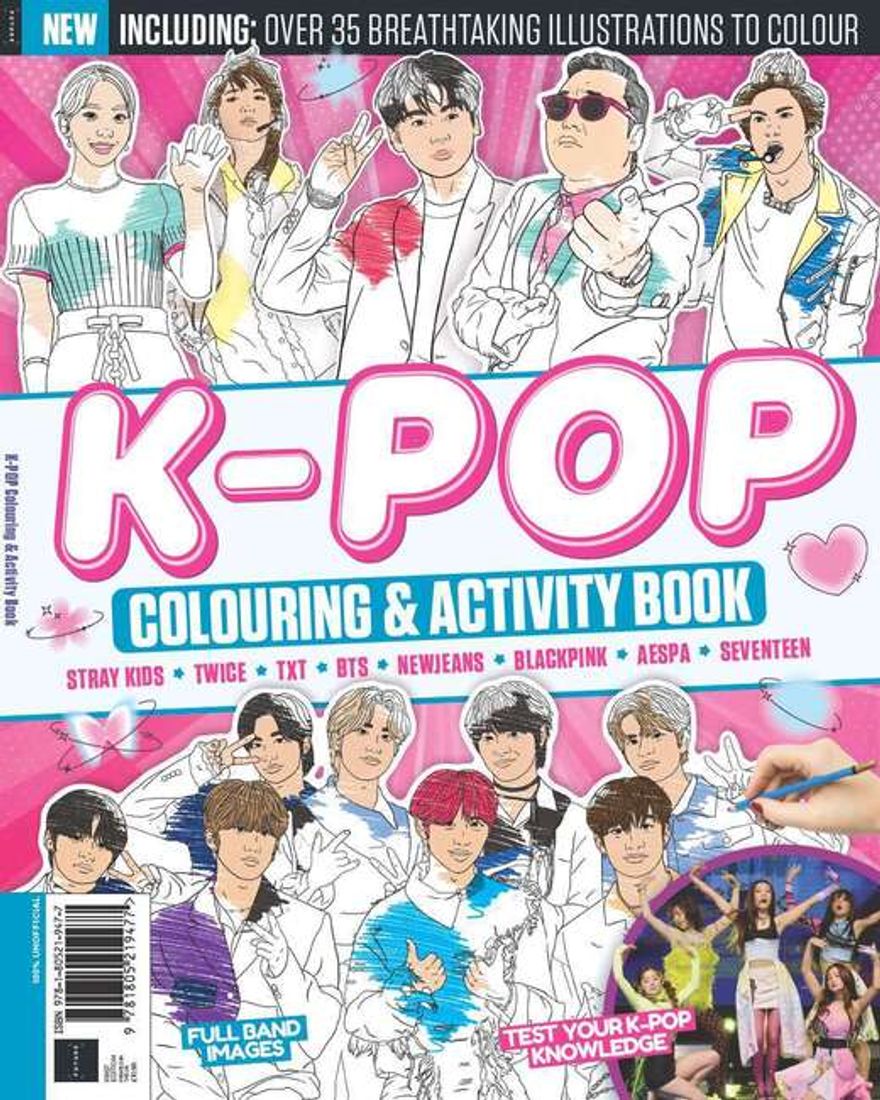 Magazines Direct | K-Pop Colouring & Activity Book