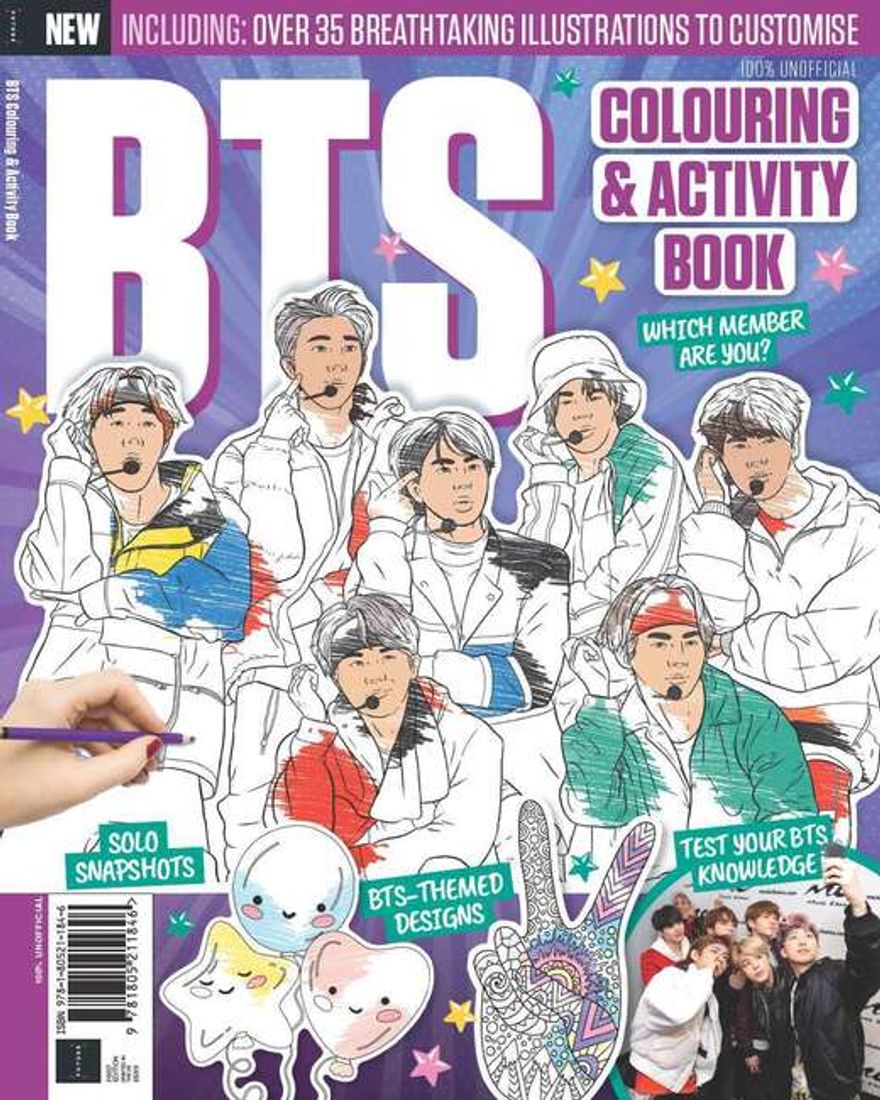 Magazines Direct | BTS Colouring Activity Book